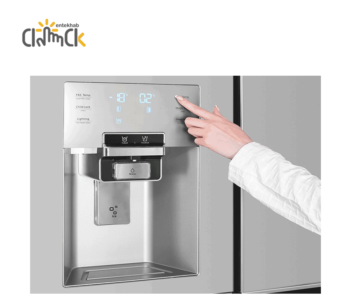 یخچال ساید بای ساید 35 فوت دوو مدل DS-3640MW - فروشگاه اینترنتی انتخاب کلیک بورس آنلاین لوازم ...